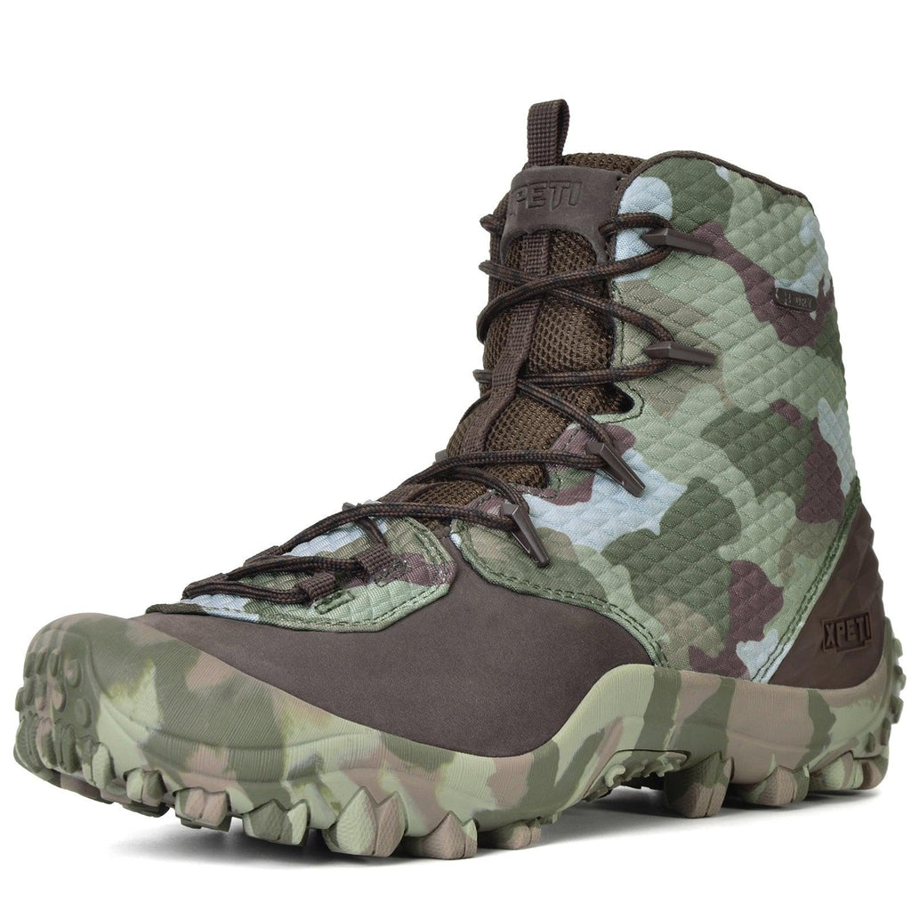 XPETI Men's Shadow Trak Lightweight Hunting Boots Waterproof Military ...